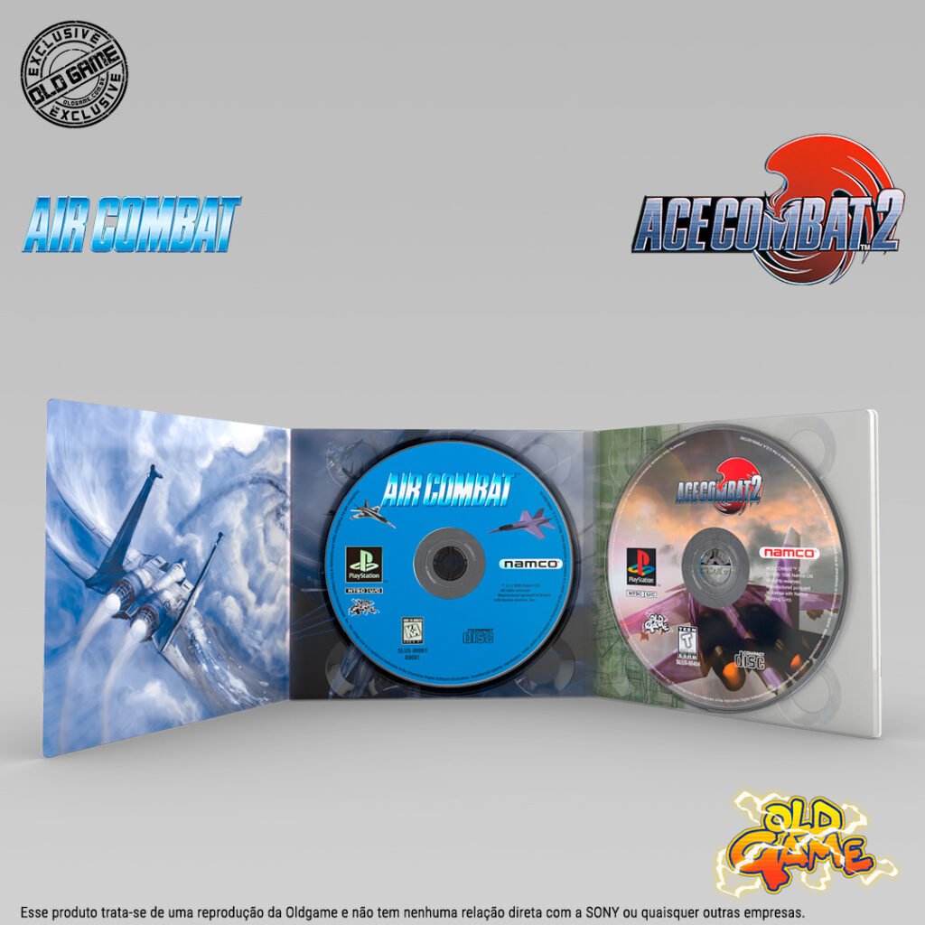 AIR COMBAT & ACE COMBAT 2 (PlayStation) – Old Game (11) 9 1684-5873